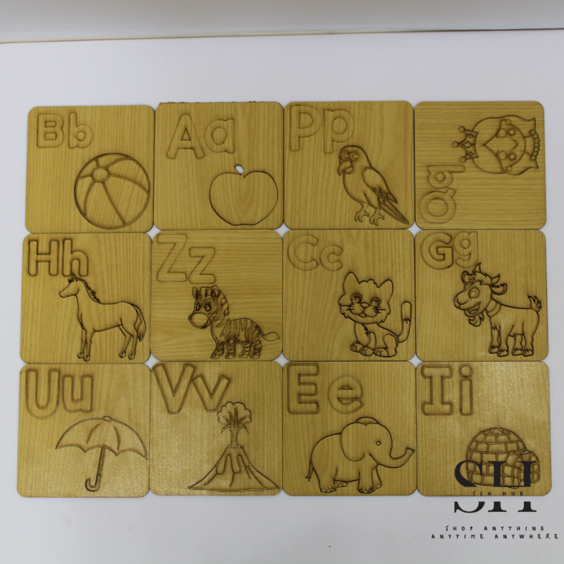 ABC kids Drawing Wooden Stencils – SCH HUB